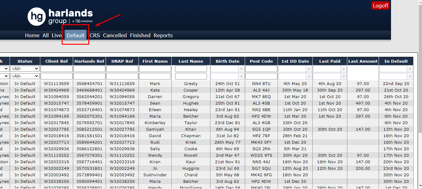 Checking defaulted Clients | Process Street