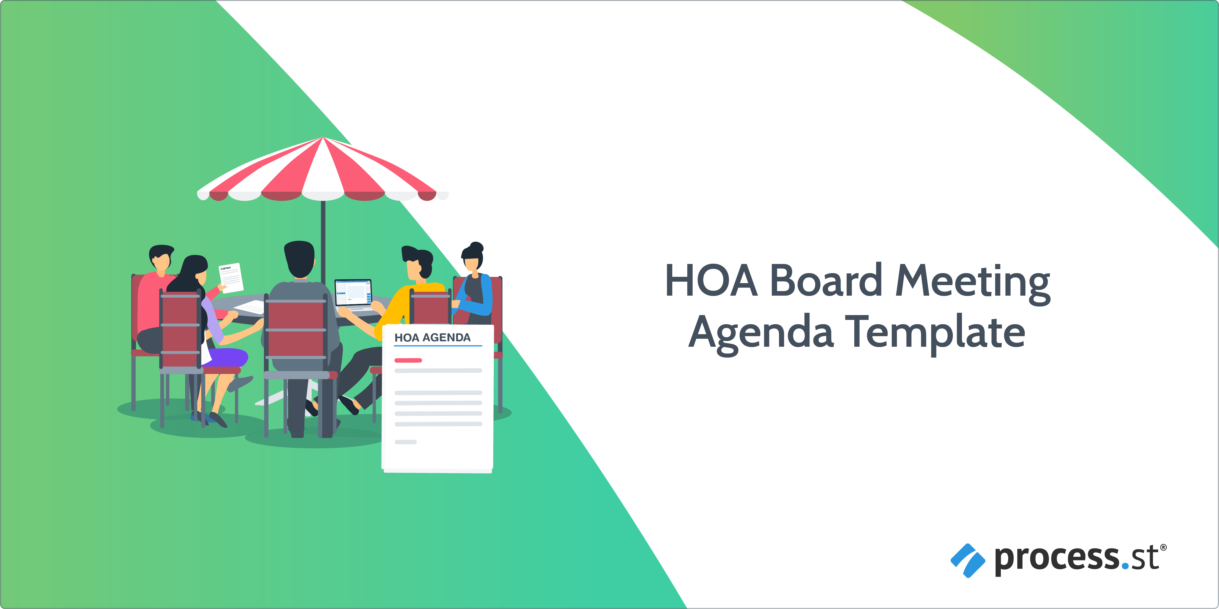 HOA Board Meeting Agenda Template Process Street