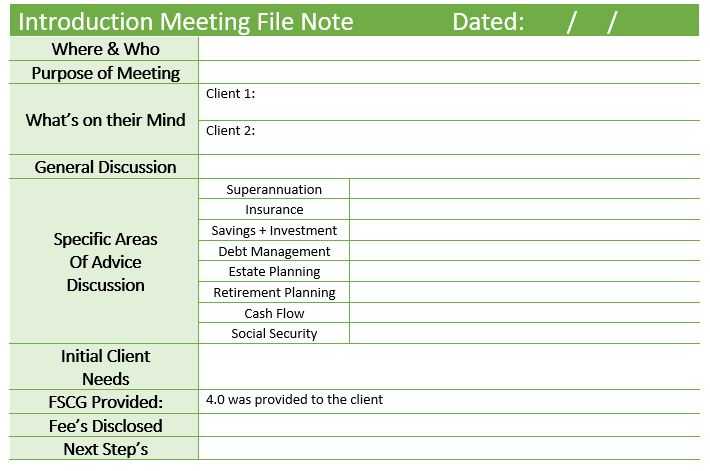 1: Introduction to Fact Find Meeting | Process Street