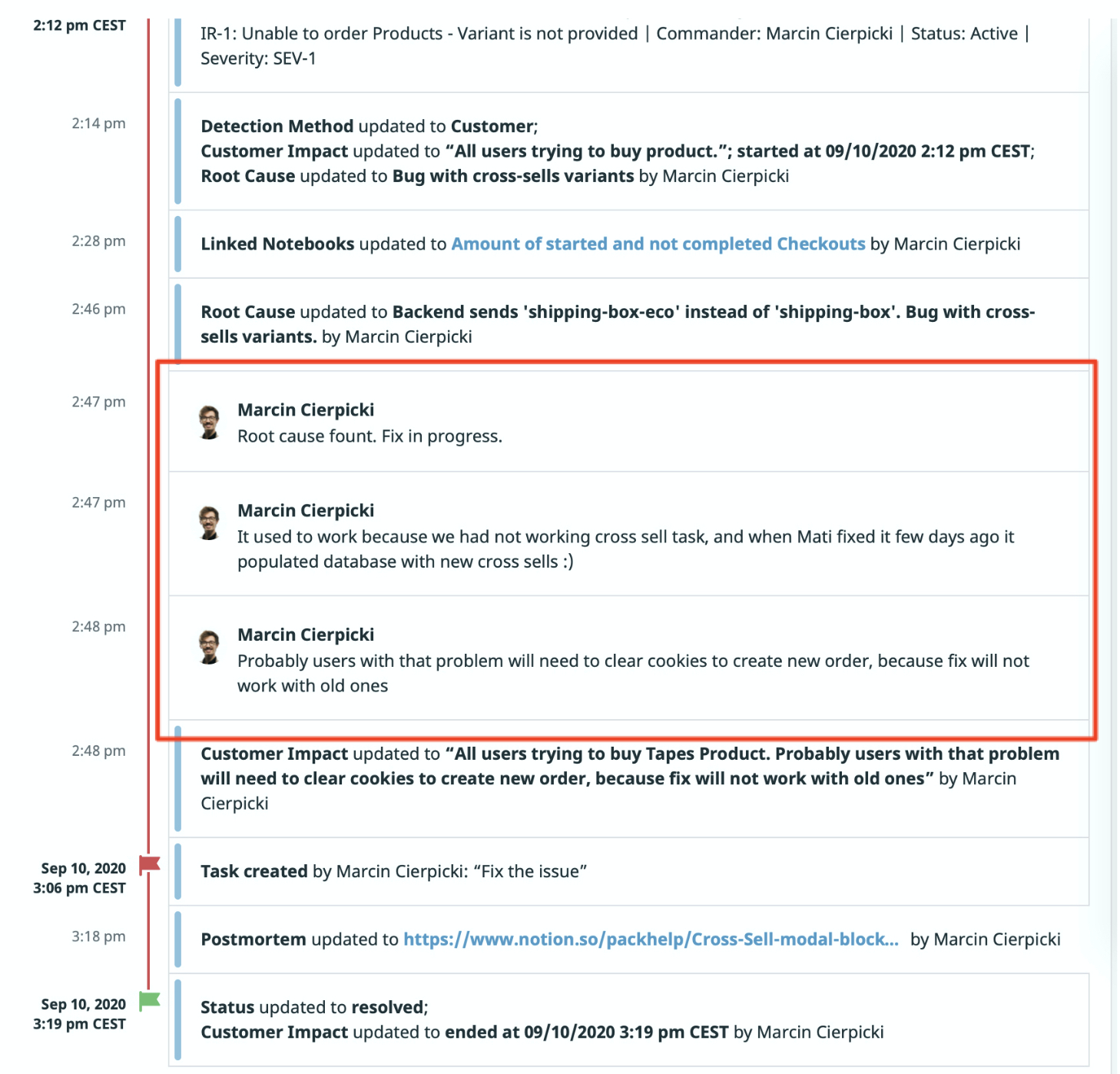 Incident Checklist | Process Street
