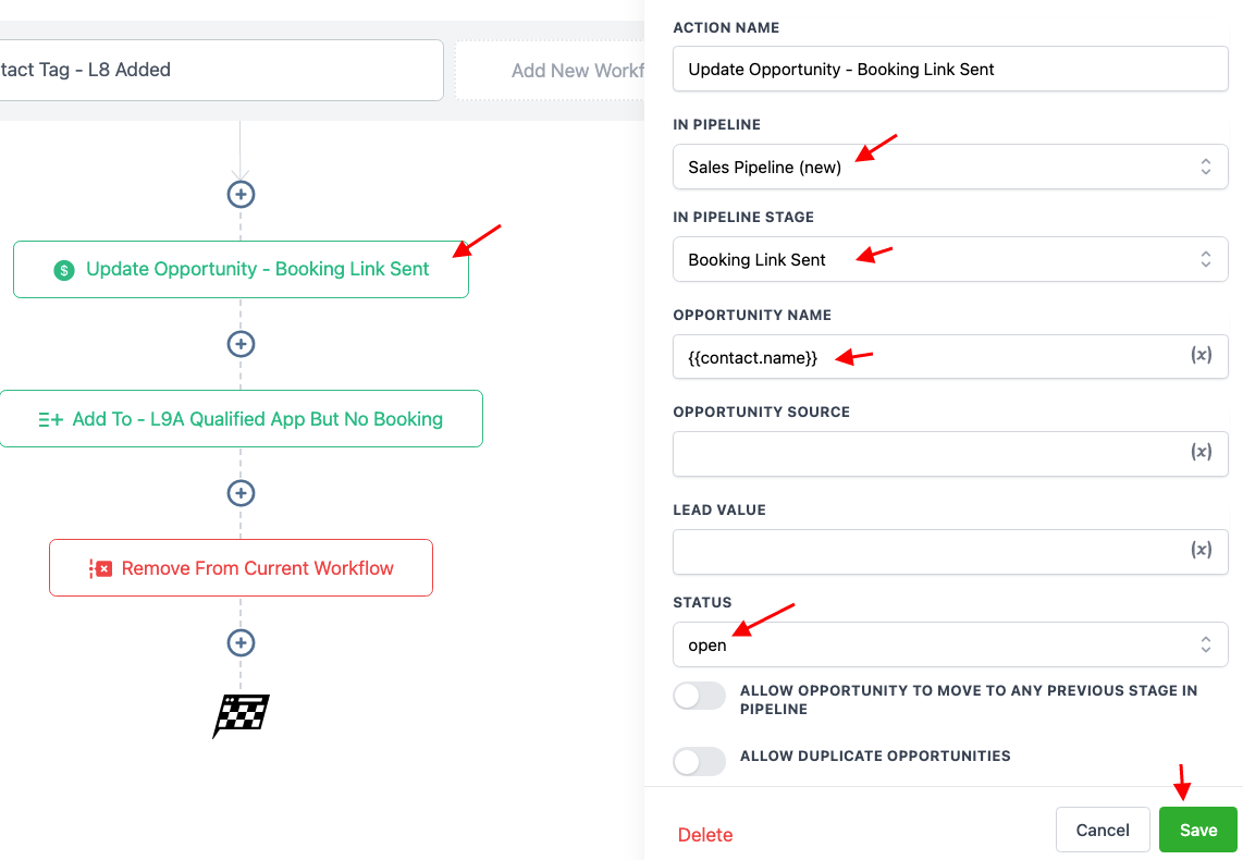 Build 1. Booking Workflows Checklists | Process Street
