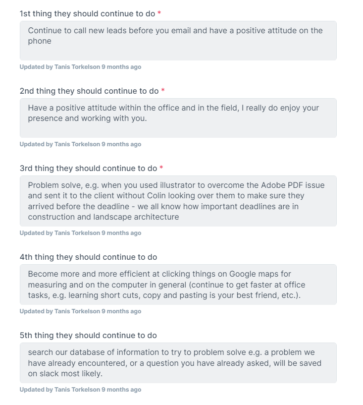 Performance Review (Start, Stop, Continue) | Process Street