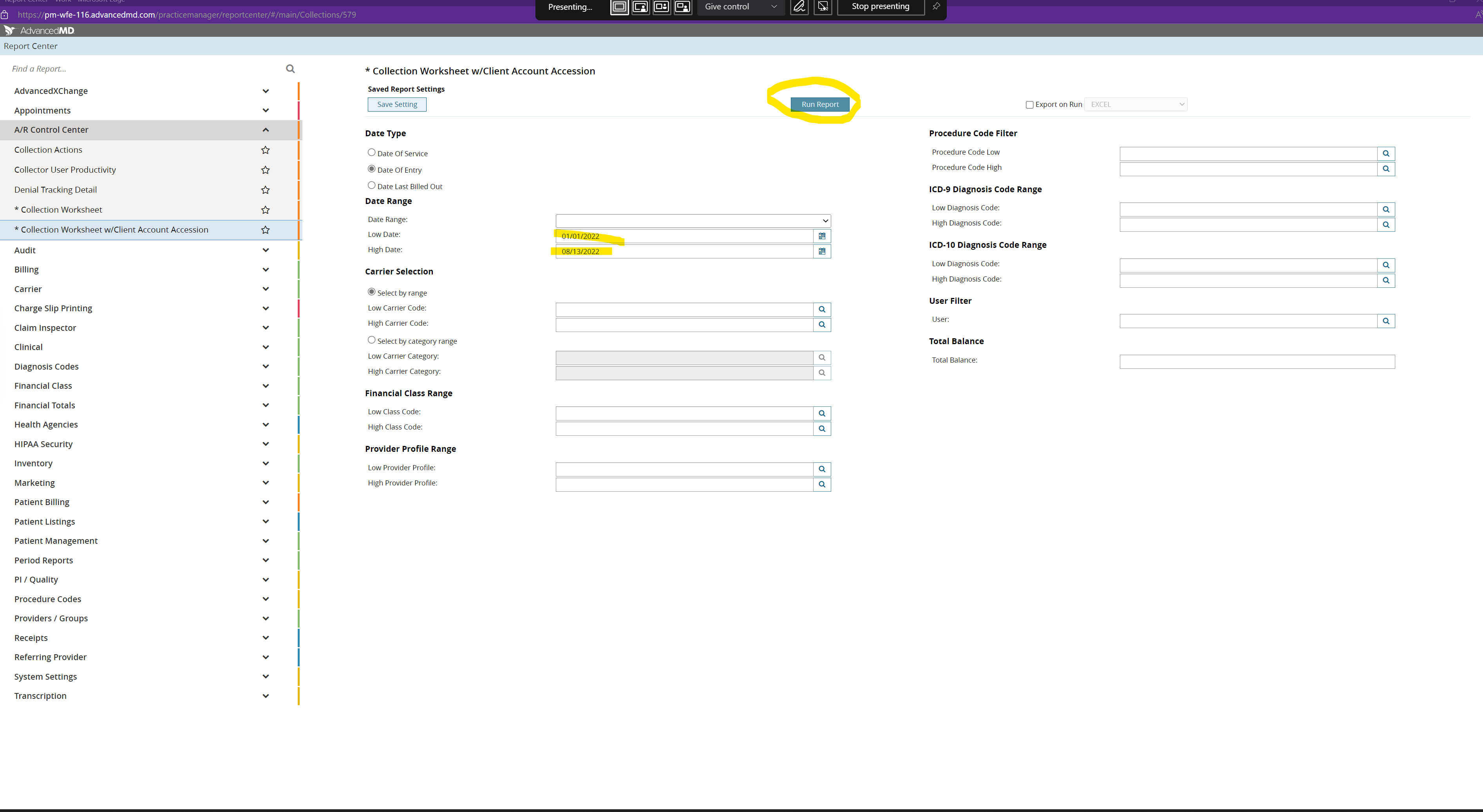 AdvMd Unbilled | Process Street