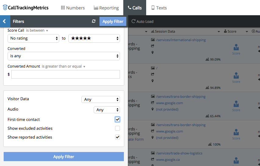 Call Tracking Metrics – Scoring Your New Calls | Process Street