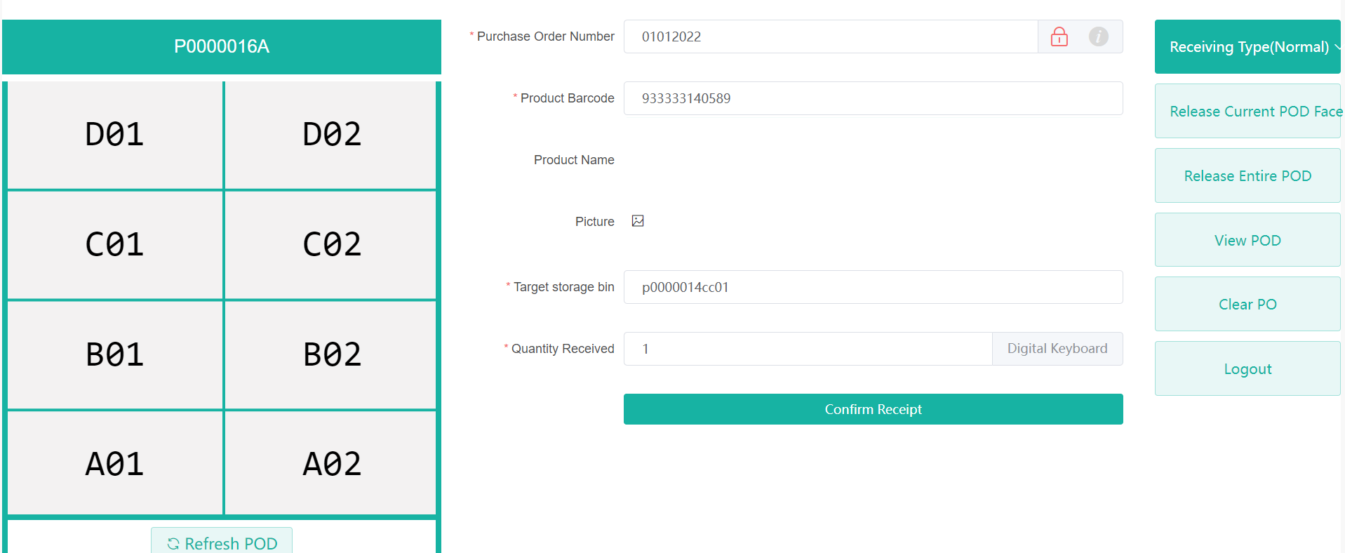 Receiving (Copy) | Process Street