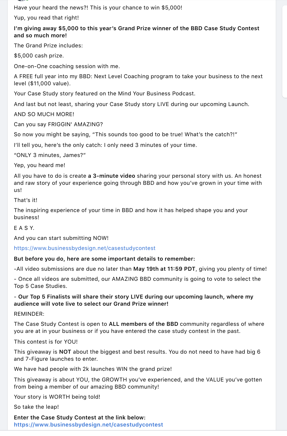 The Case Study Contest PROCESS | Process Street