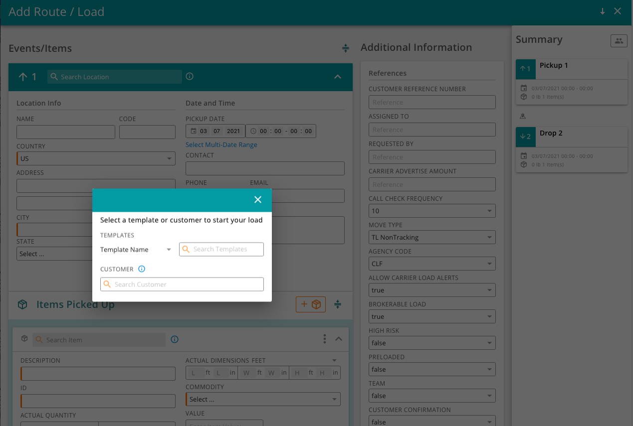 Create Load in TMS | Process Street
