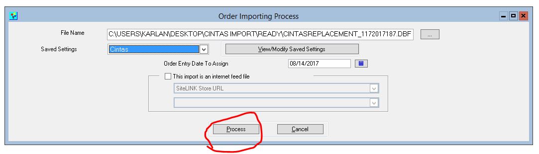 Cintas Replacement A File Import and Production Packet Preparation ...